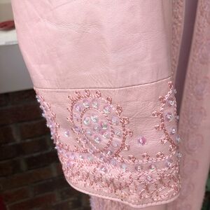 Jackets & Coats | Beautiful Pink Fully Lined Sequined Outfit Tunic Coat ...